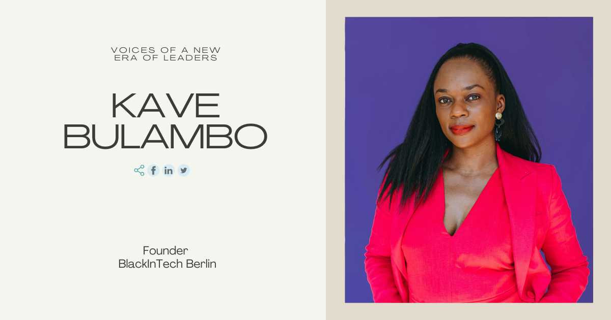Kave Bulambo as a voice for a new era of leaders